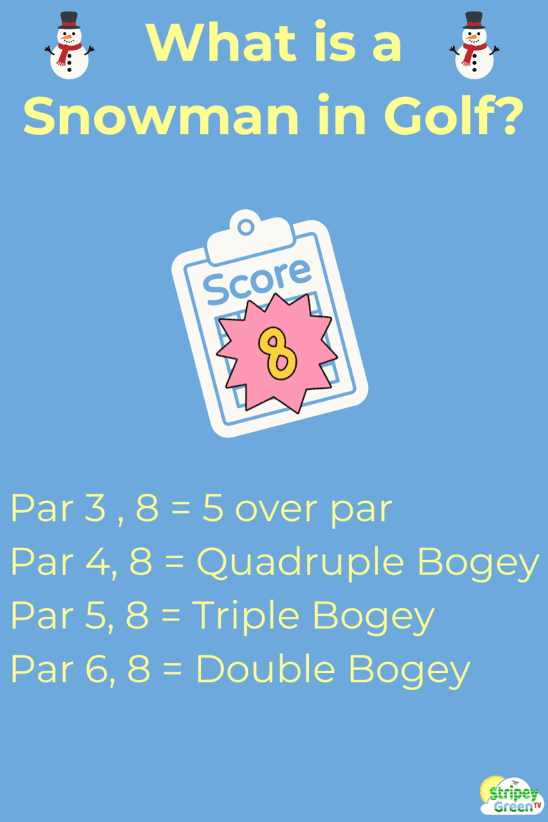 What Is a Snowman in Golf? - Top Golf Terms Explained - Stripey Green TV