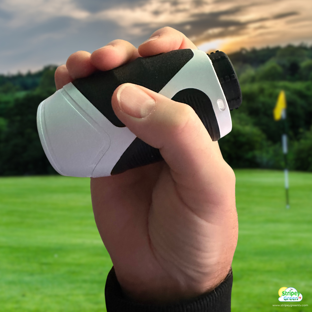 Peakpulse Mini Laser Golf Rangefinder - Review - Stripey Green TV
